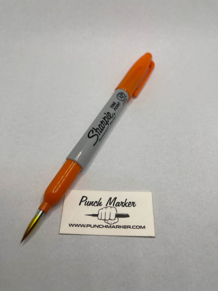 Orange Marker - Titanium (ANODIZED Multi-Dip) Insert – Punch Marker